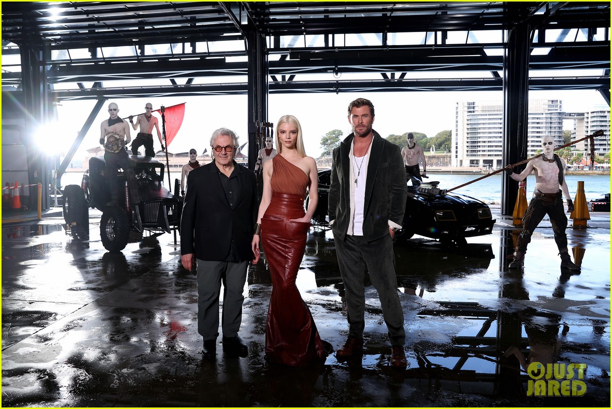 Anya Taylor Joy & Chris Hemsworth Kick Off 'Furiosa: A Mad Max Saga ...