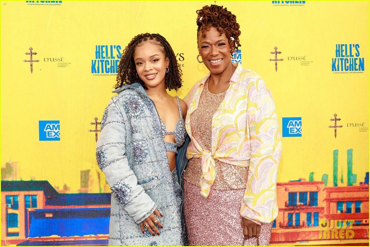 Alicia Keys & Broadway's New Star Maleah Joi Moon Match in Denim at ...