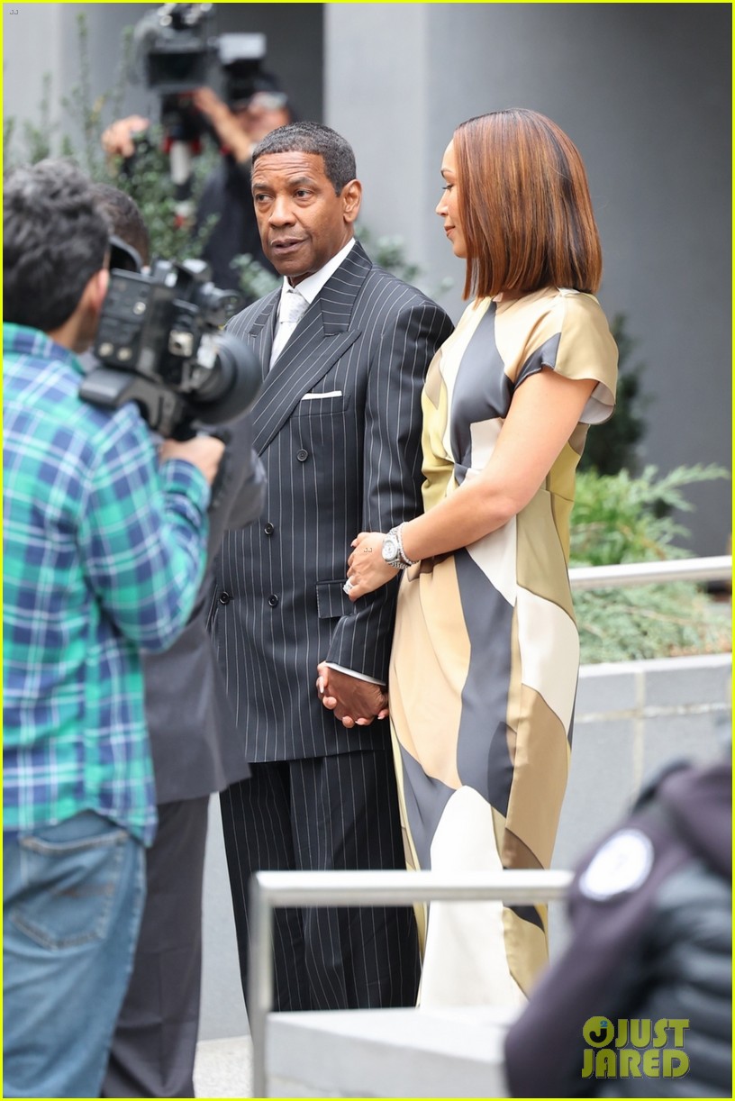 Denzel Washington Joins Ilfenesh Hadera & Director Spike Lee on Set of ...