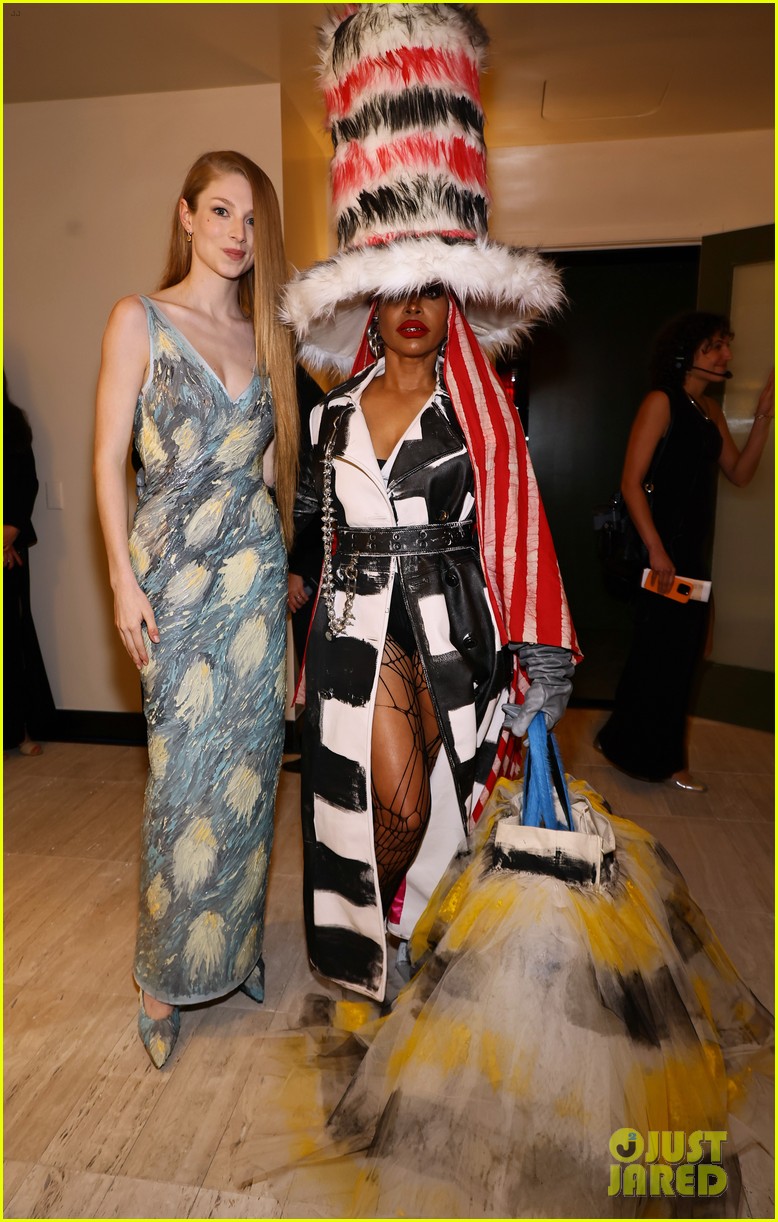 Hunter Schafer Wows in Hand-Painted Dress at GQ Creativity Awards 2024 ...