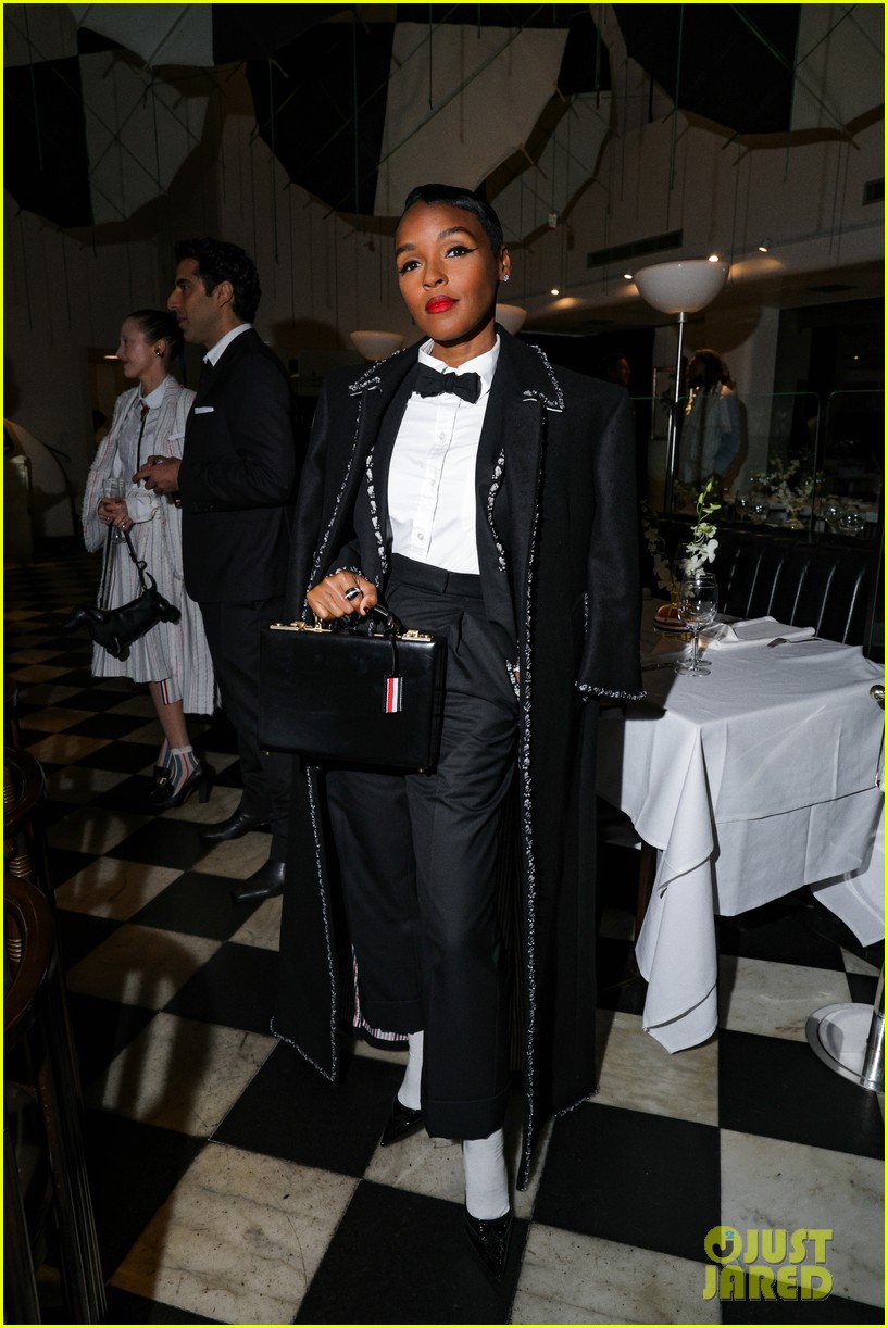 Logan Lerman, Janelle Monae and Danai Gurira Fete Thom Browne's Saks ...