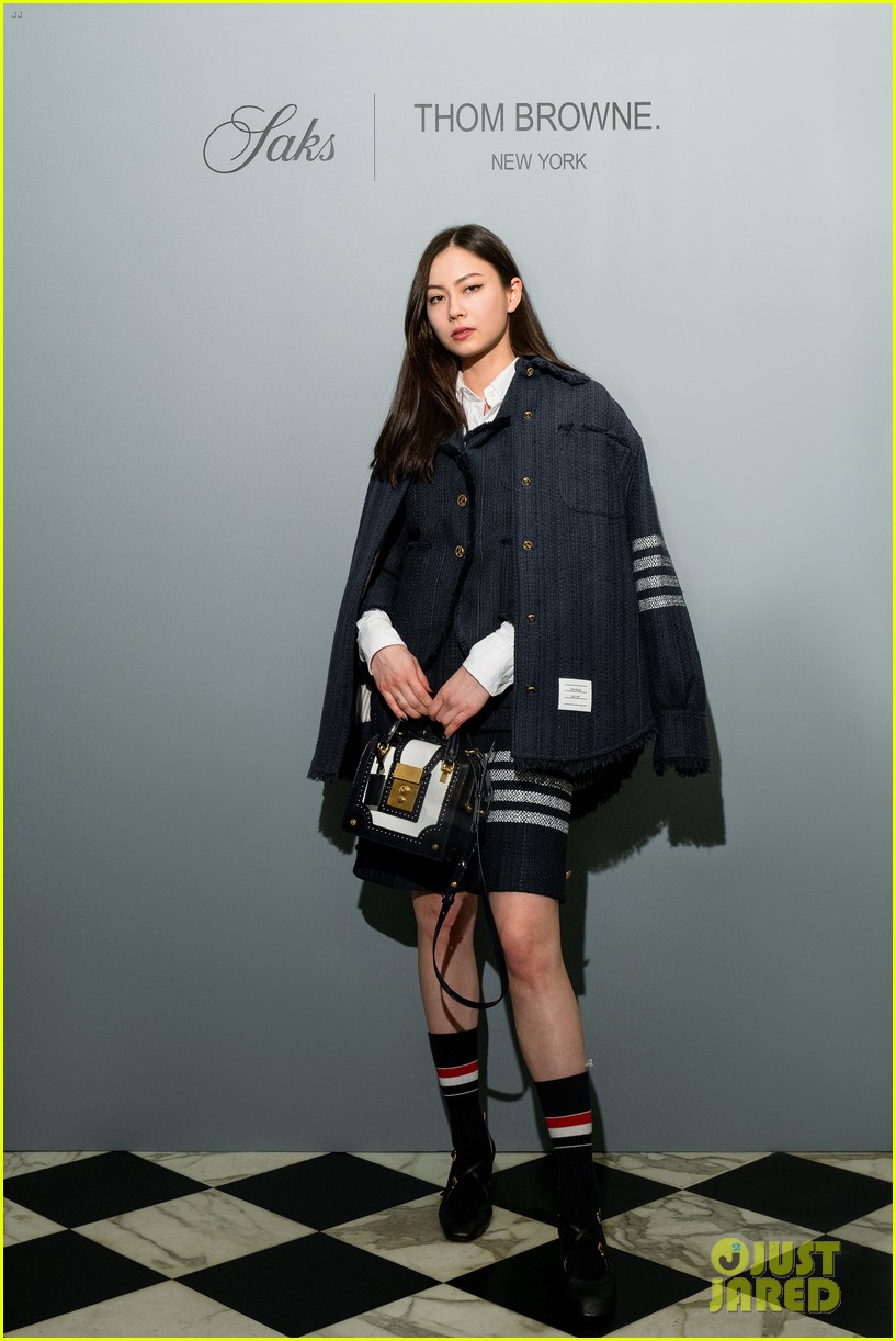 Logan Lerman, Janelle Monae and Danai Gurira Fete Thom Browne's Saks ...