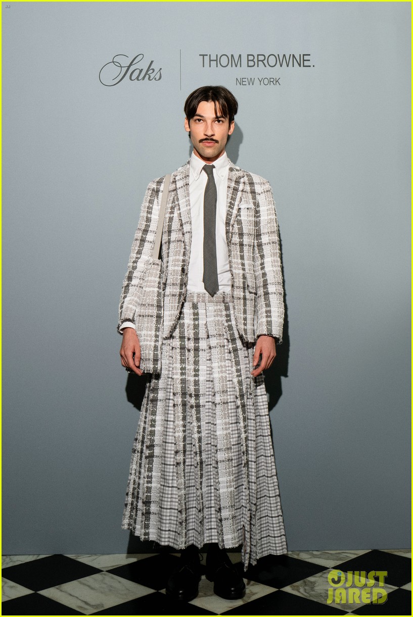 Logan Lerman, Janelle Monae and Danai Gurira Fete Thom Browne's Saks ...