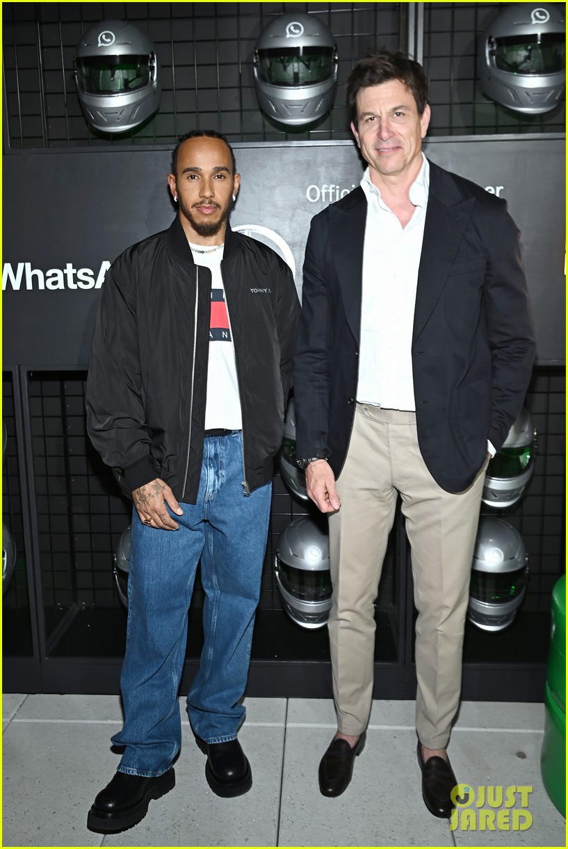 Lewis Hamilton Launches New Whatsapp Mercedes F1 Emoji In NYC Alongside ...