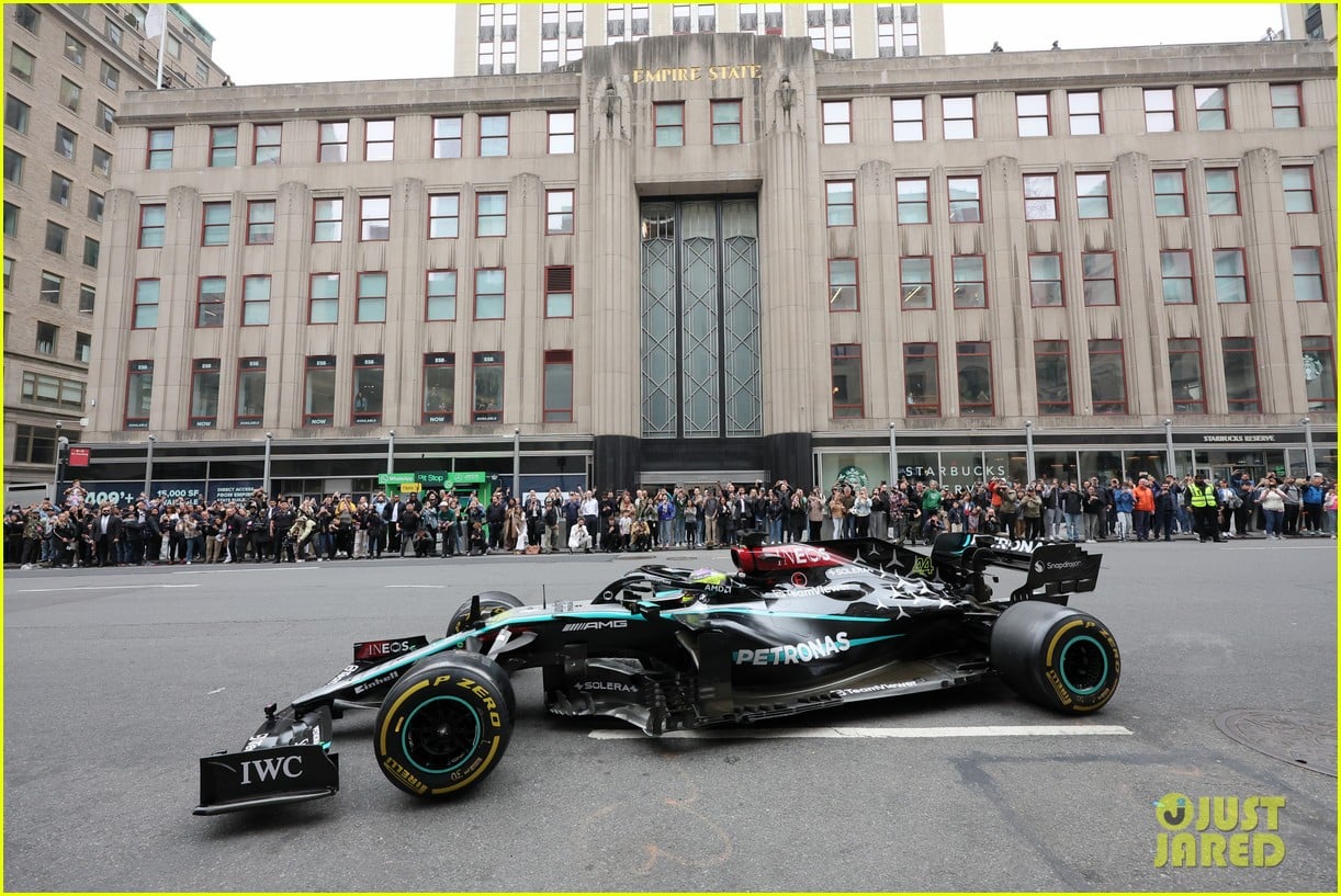 Lewis Hamilton Launches New Whatsapp Mercedes F1 Emoji In NYC Alongside ...