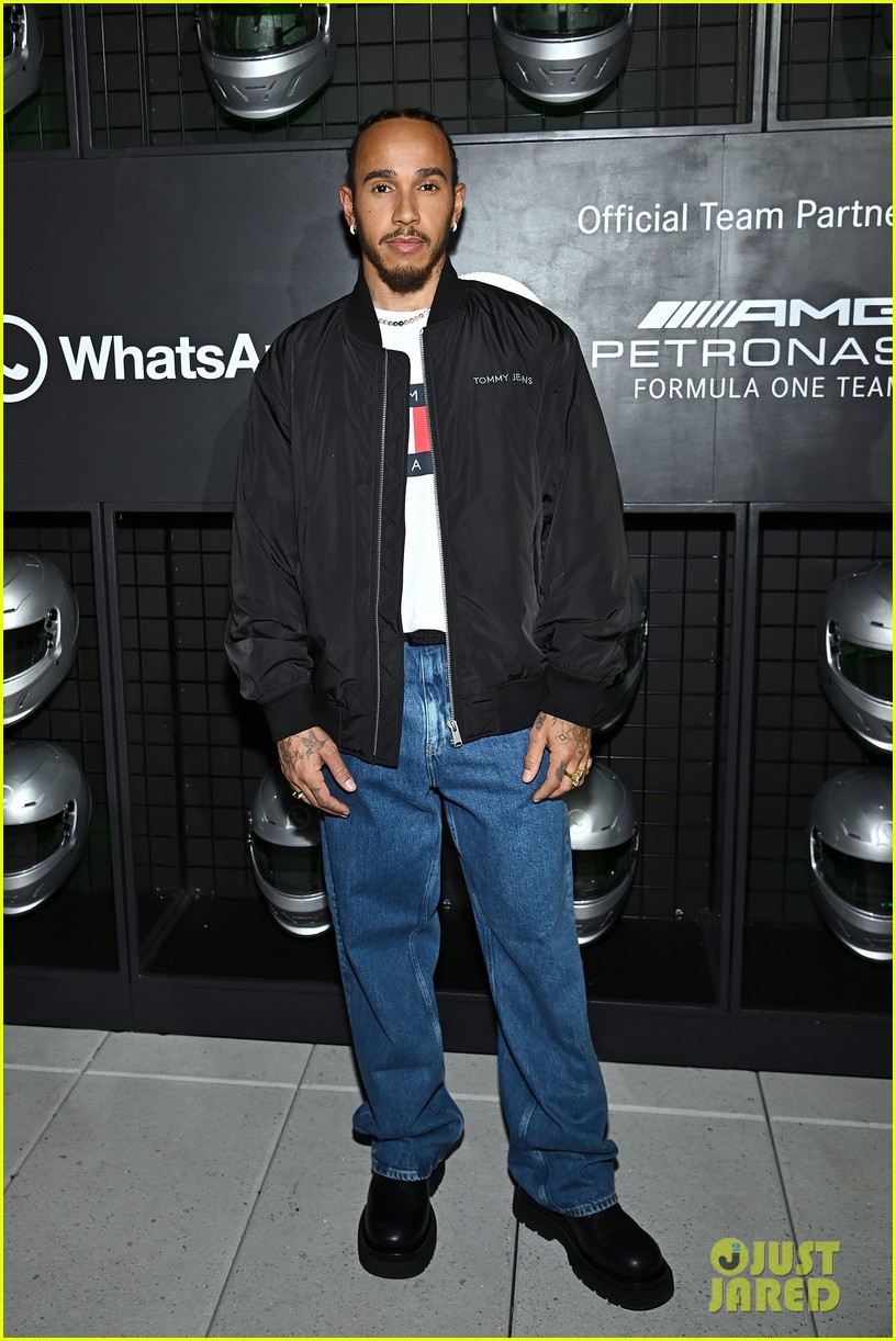 Lewis Hamilton Launches New Whatsapp Mercedes F1 Emoji In NYC Alongside ...