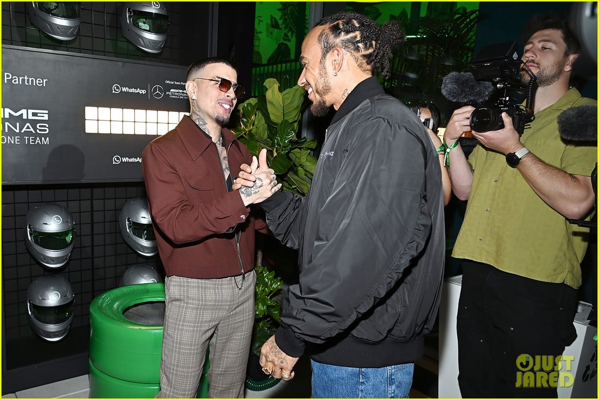 Lewis Hamilton Launches New Whatsapp Mercedes F1 Emoji In NYC Alongside ...