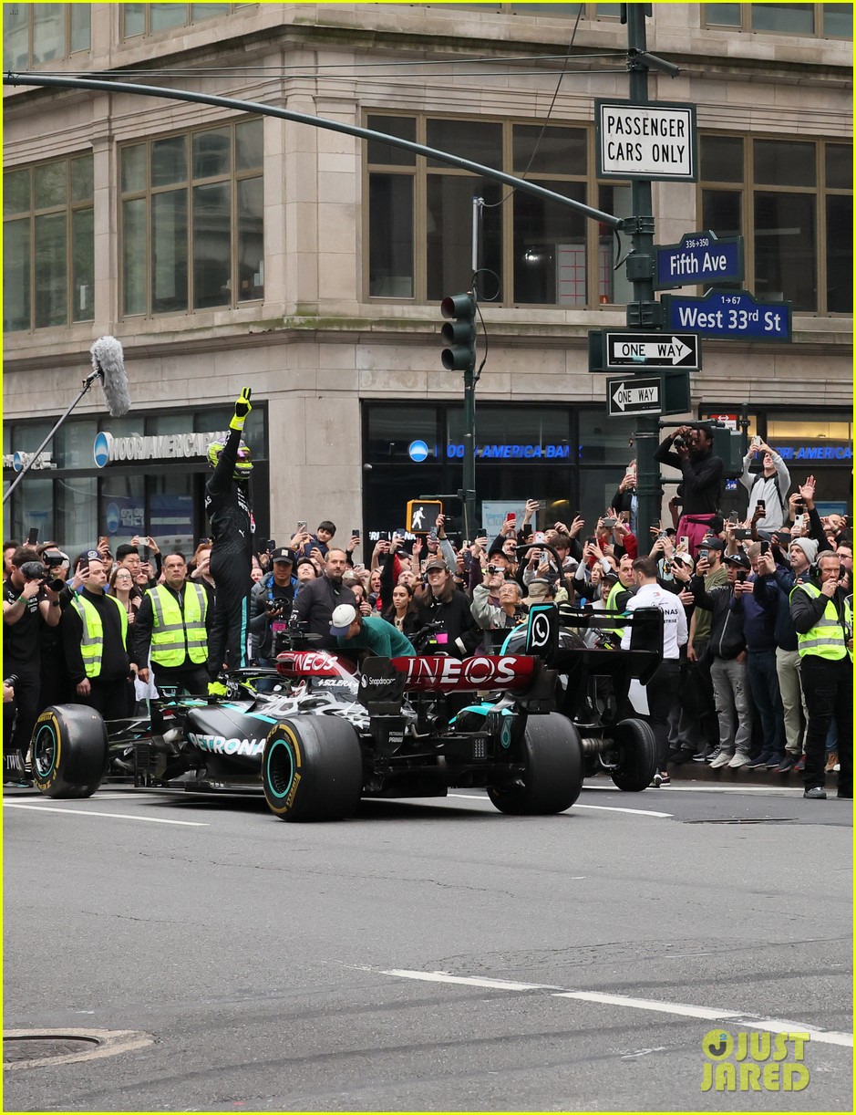 Lewis Hamilton Launches New Whatsapp Mercedes F1 Emoji In NYC Alongside ...