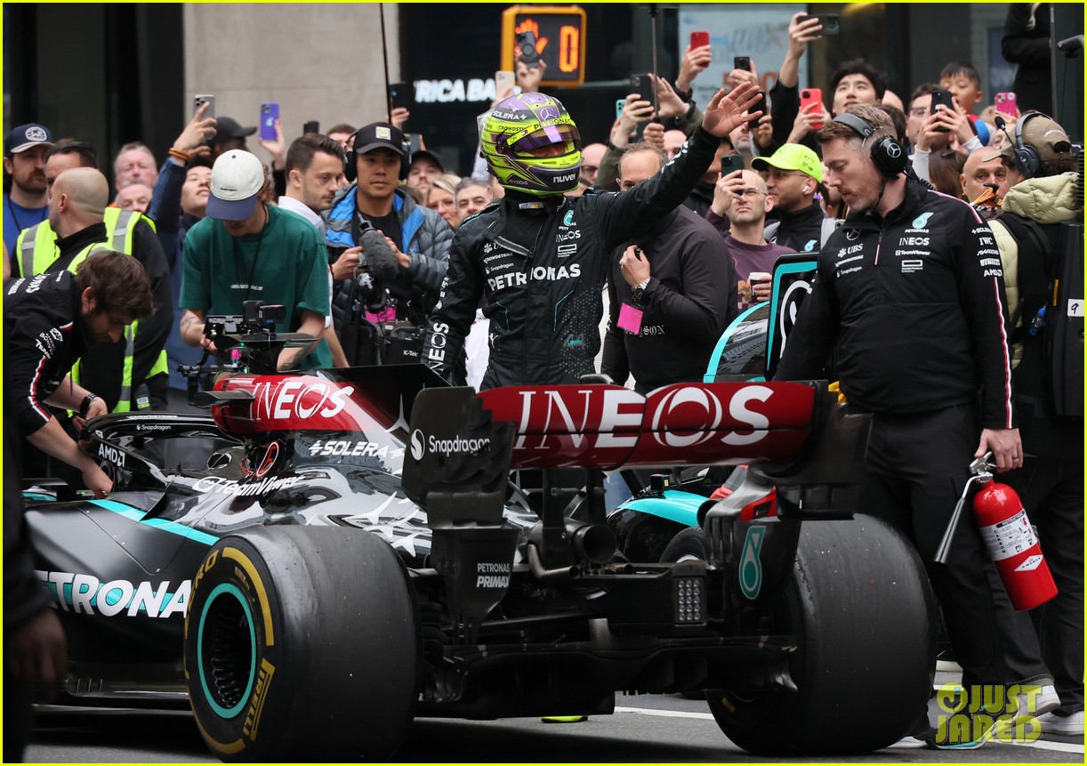 Lewis Hamilton Launches New Whatsapp Mercedes F1 Emoji In NYC Alongside ...