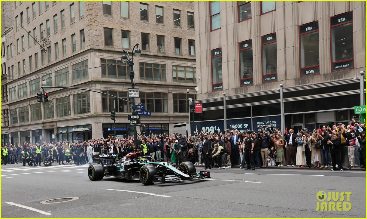 Lewis Hamilton Launches New Whatsapp Mercedes F1 Emoji In NYC Alongside ...