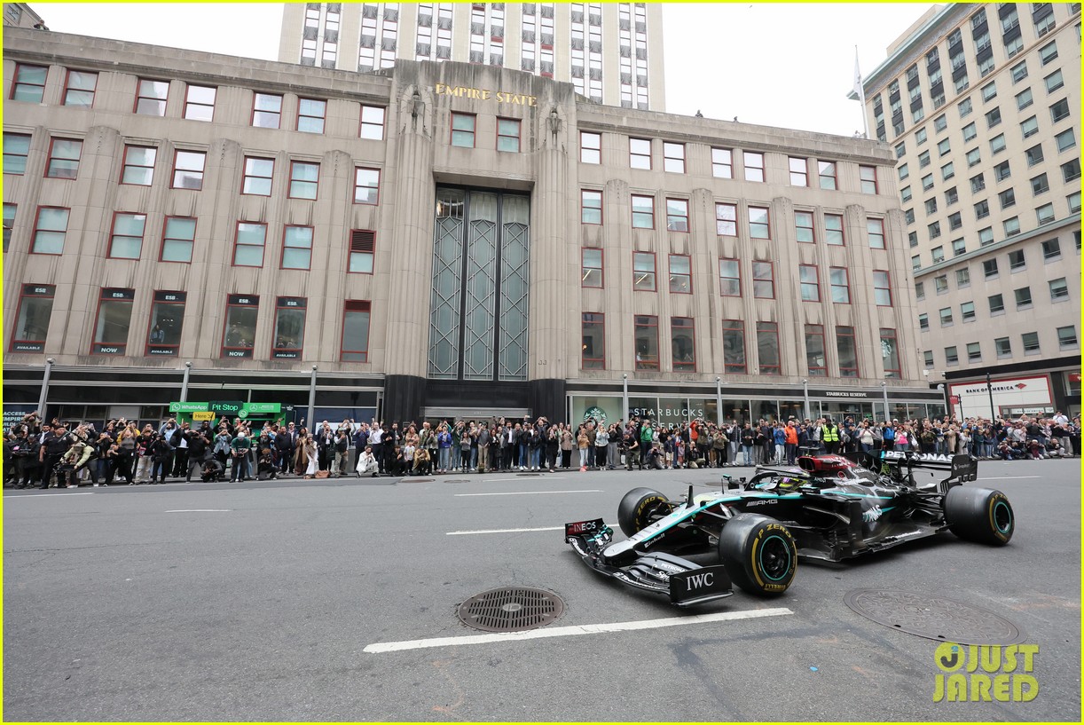 Lewis Hamilton Launches New Whatsapp Mercedes F1 Emoji In NYC Alongside ...