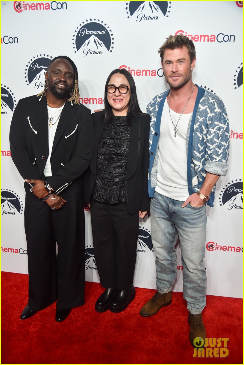 Chris Hemsworth Links Up With Marvel Stars Brian Tyree Henry & Lupita ...