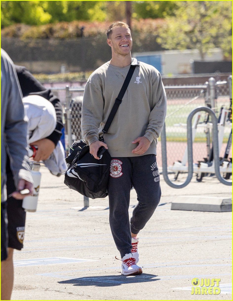 Christian McCaffrey Gets Hot & Sweaty During Outdoor Workout at L.A ...