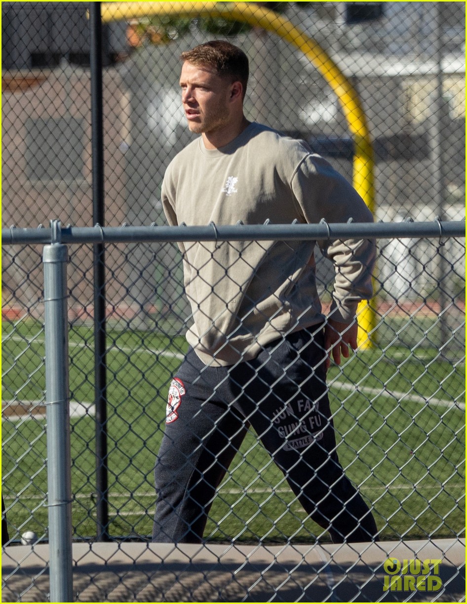 Christian McCaffrey Gets Hot & Sweaty During Outdoor Workout at L.A ...