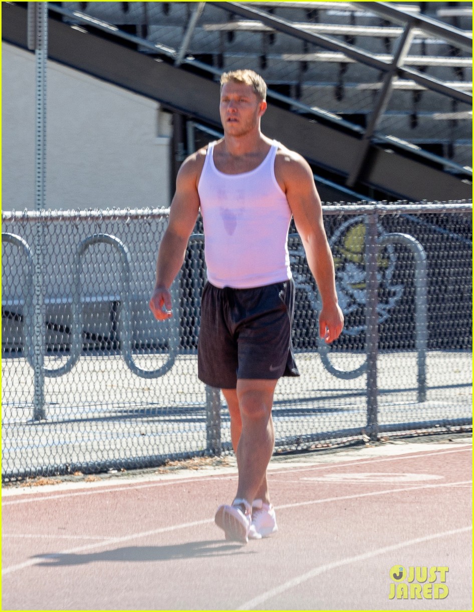 Christian McCaffrey Gets Hot & Sweaty During Outdoor Workout at L.A ...