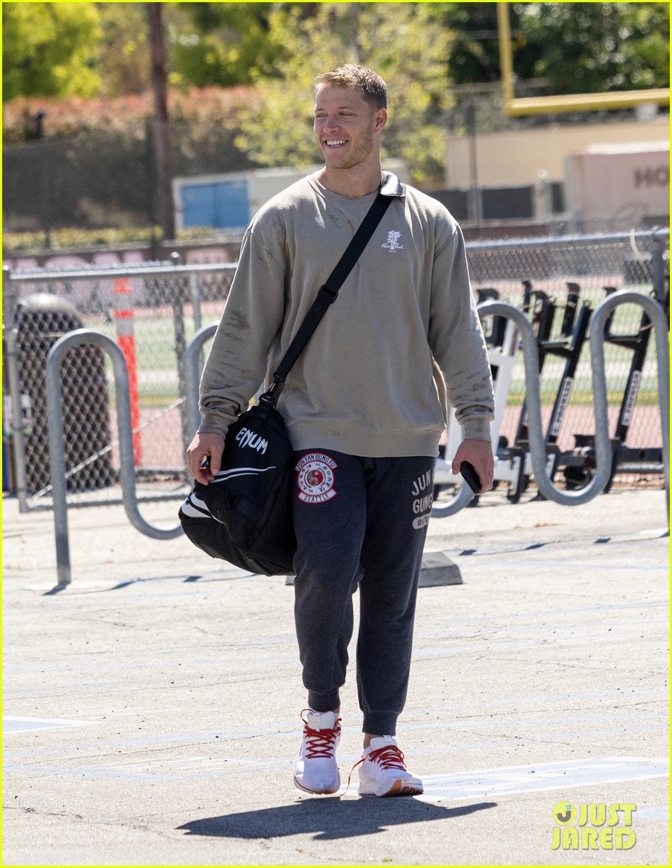 Christian McCaffrey Gets Hot & Sweaty During Outdoor Workout at L.A ...