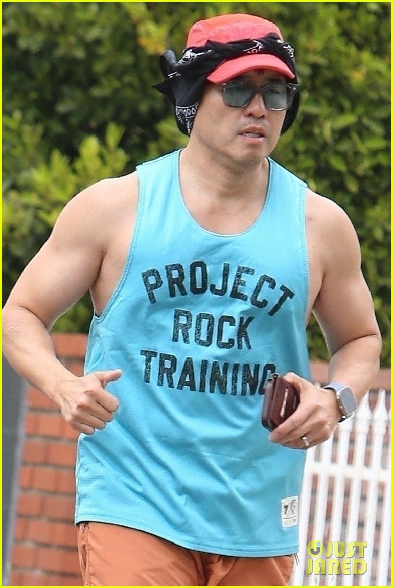 Randall Park Looks Buff While Running in Dwayne Johnson's Workout Gear!: Photo 5032799 ...