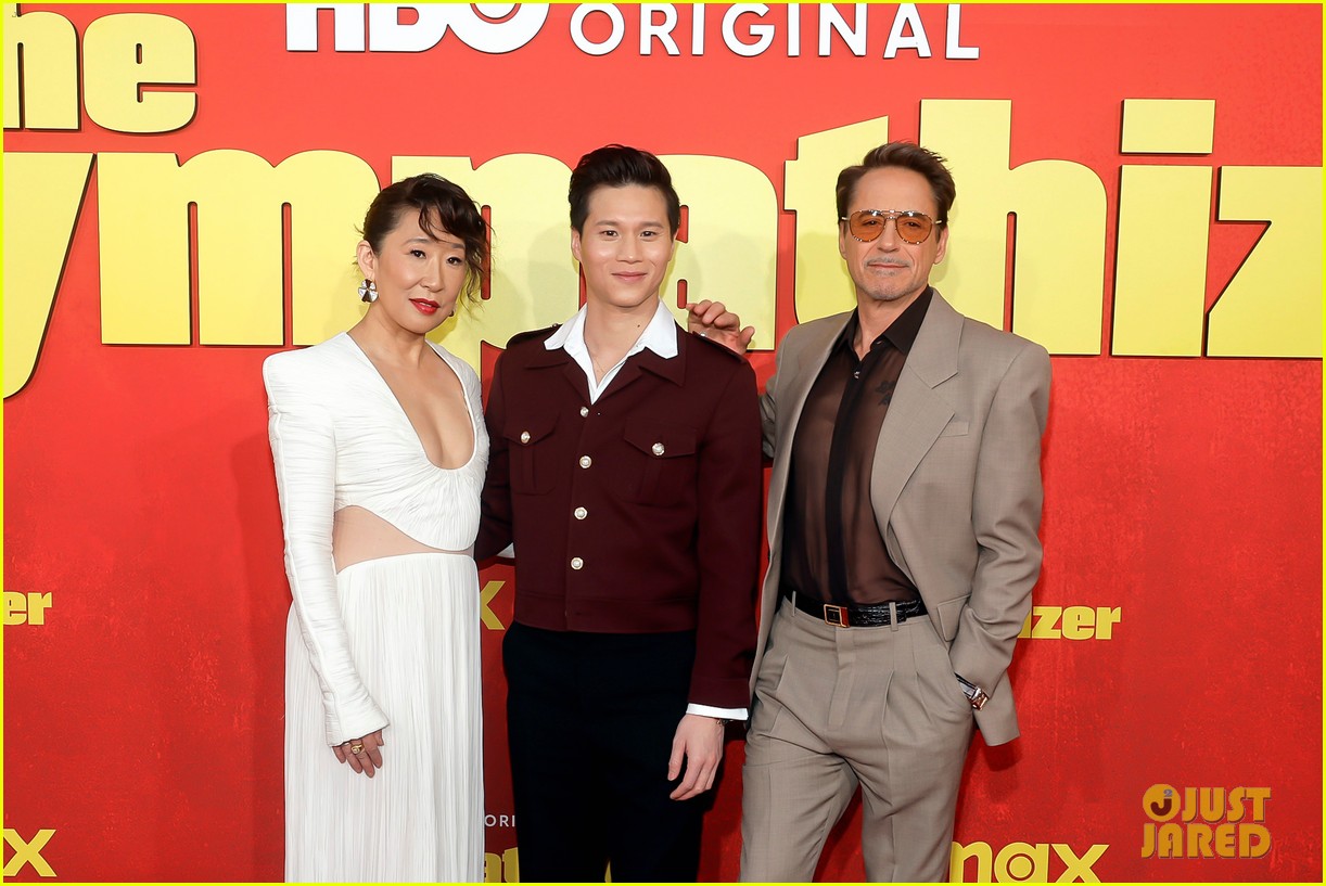 Robert Downey Jr. Wears Sheer Shirt to 'The Sympathizer' Premiere ...