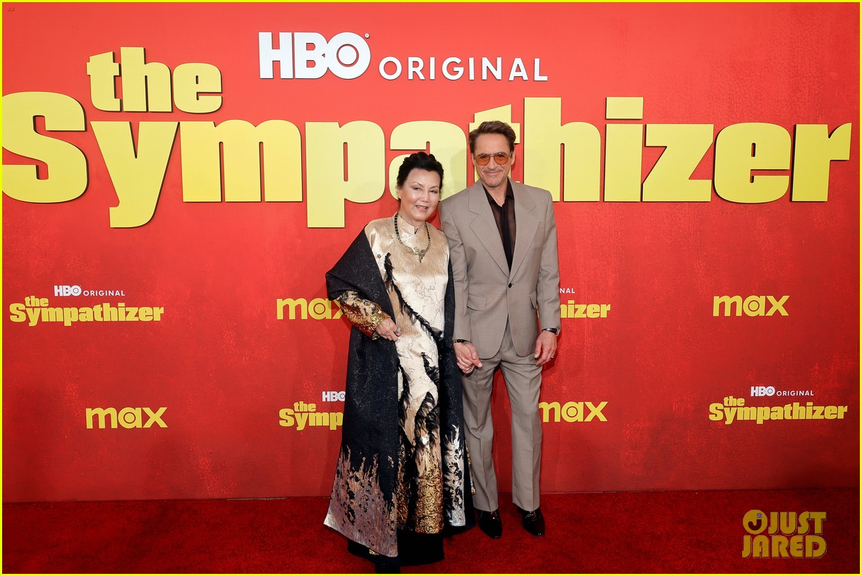 Robert Downey Jr. Wears Sheer Shirt to 'The Sympathizer' Premiere ...