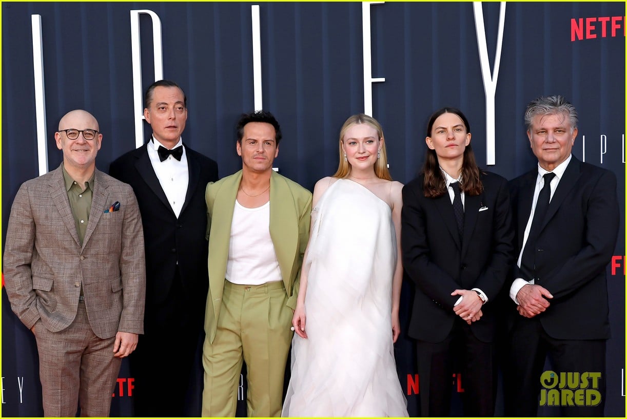 Andrew Scott & Dakota Fanning Dress to Impress for 'Ripley' Premiere in ...
