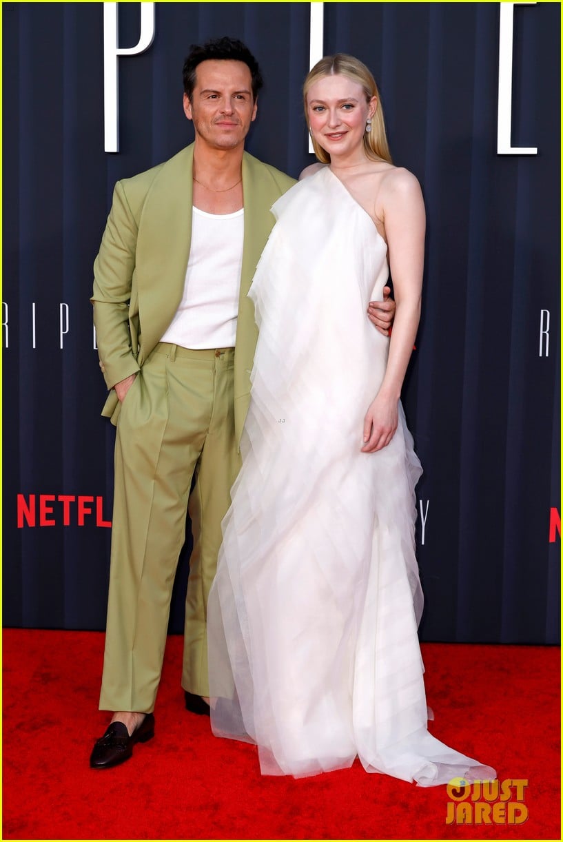 Andrew Scott & Dakota Fanning Dress to Impress for 'Ripley' Premiere in ...
