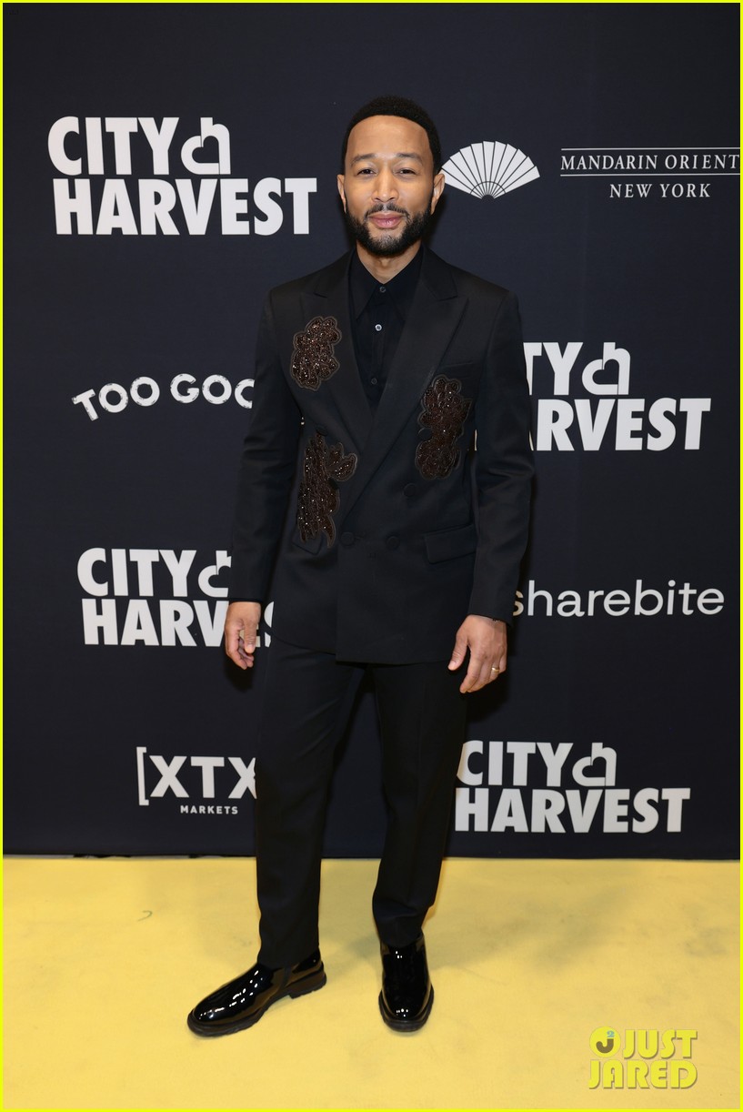 Chrissy Teigen Rocks Animal-Print Dress for City Harvest Gala 2024 with ...