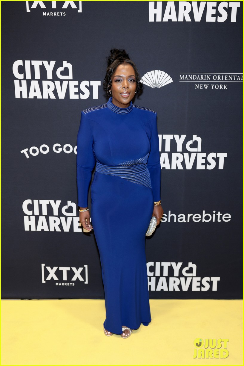 Chrissy Teigen Rocks Animal-Print Dress for City Harvest Gala 2024 with ...