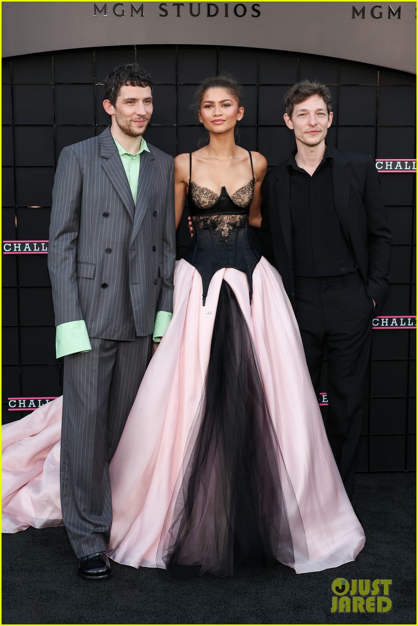 Zendaya Wows in Custom Vera Wang at 'Challengers' L.A. Premiere with Josh O'Connor & Mike Faist ...