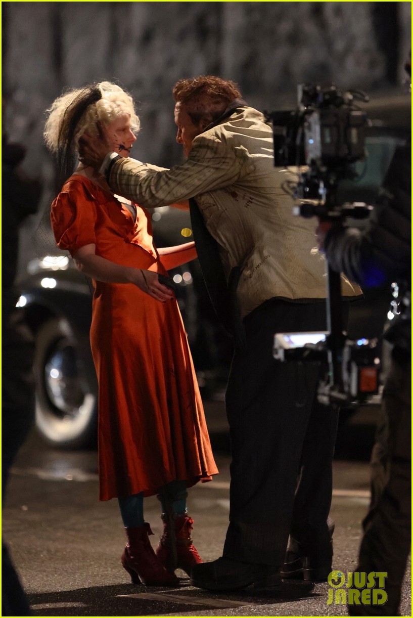 Christian Bale & Jessie Buckley Kiss in Full Frankenstein Monster Looks ...