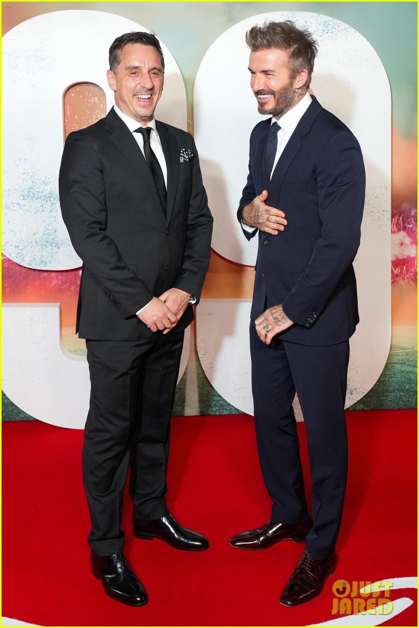 David Beckham Reunites with Pal Gary Neville at '99' Documentary ...