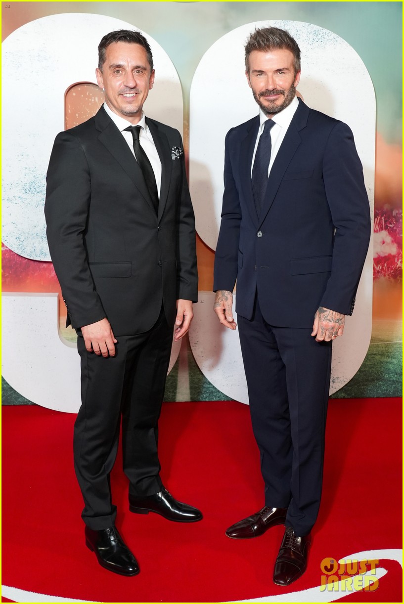 David Beckham Reunites with Pal Gary Neville at '99' Documentary ...