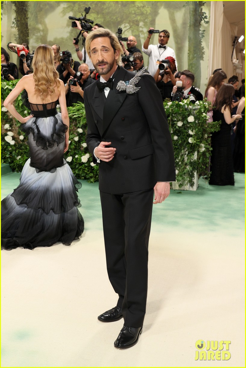 Adrien Brody Debuts New Blonde Hair at Met Gala 2024 Alongside Girlfriend Georgina Chapman ...