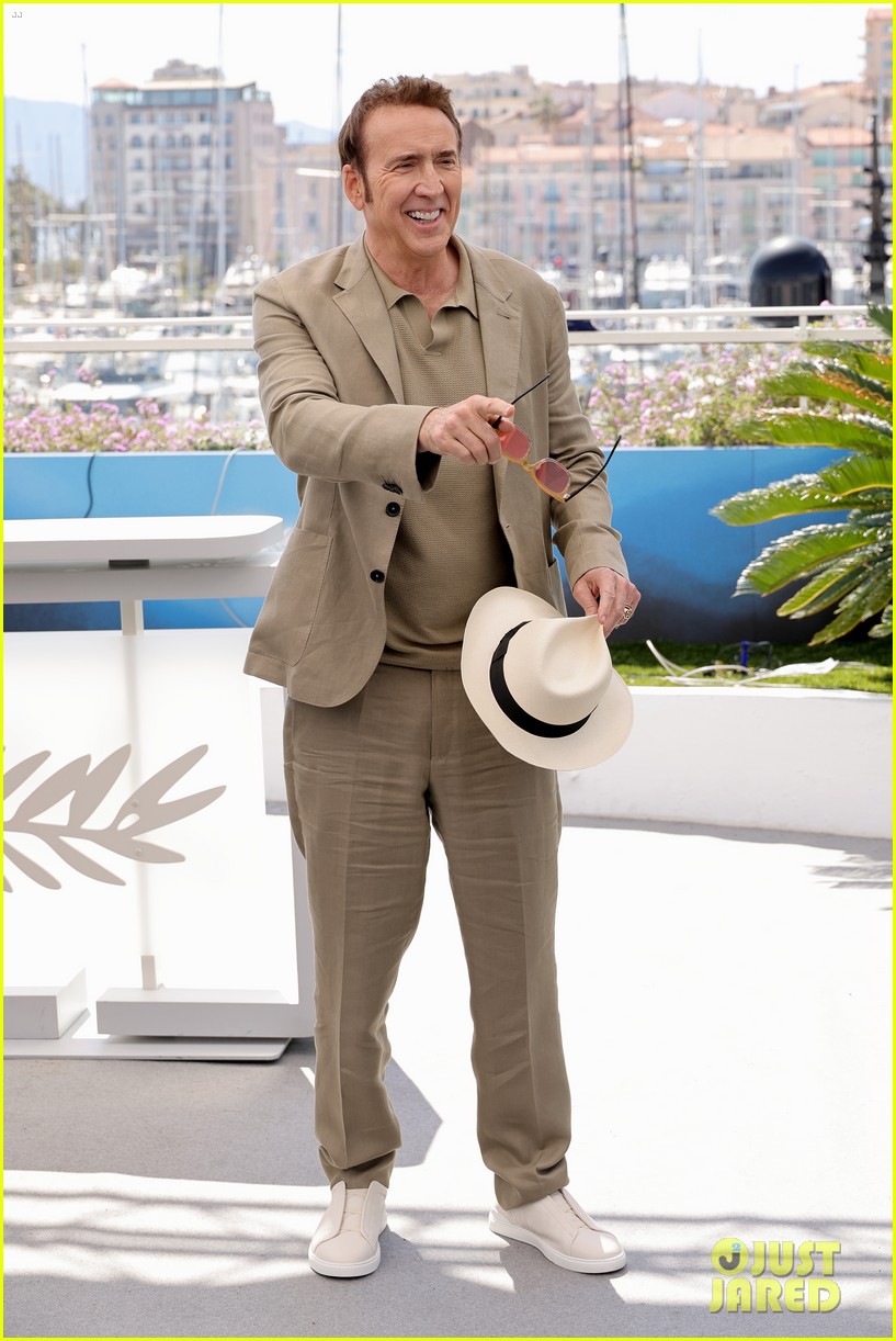 Nicolas Cage Promotes New Movie 'The Surfer' at Cannes Film Festival ...