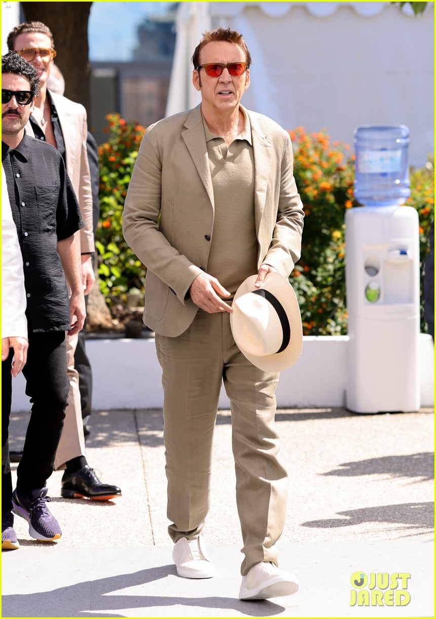 Nicolas Cage Promotes New Movie 'The Surfer' at Cannes Film Festival ...