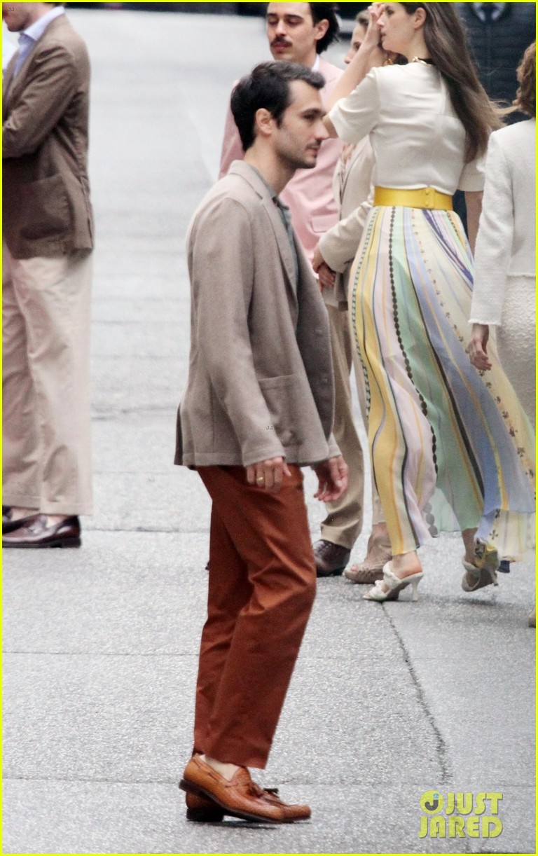 Lily Collins & Eugenio Franceschini Continue Filming Scenes for 'Emily ...