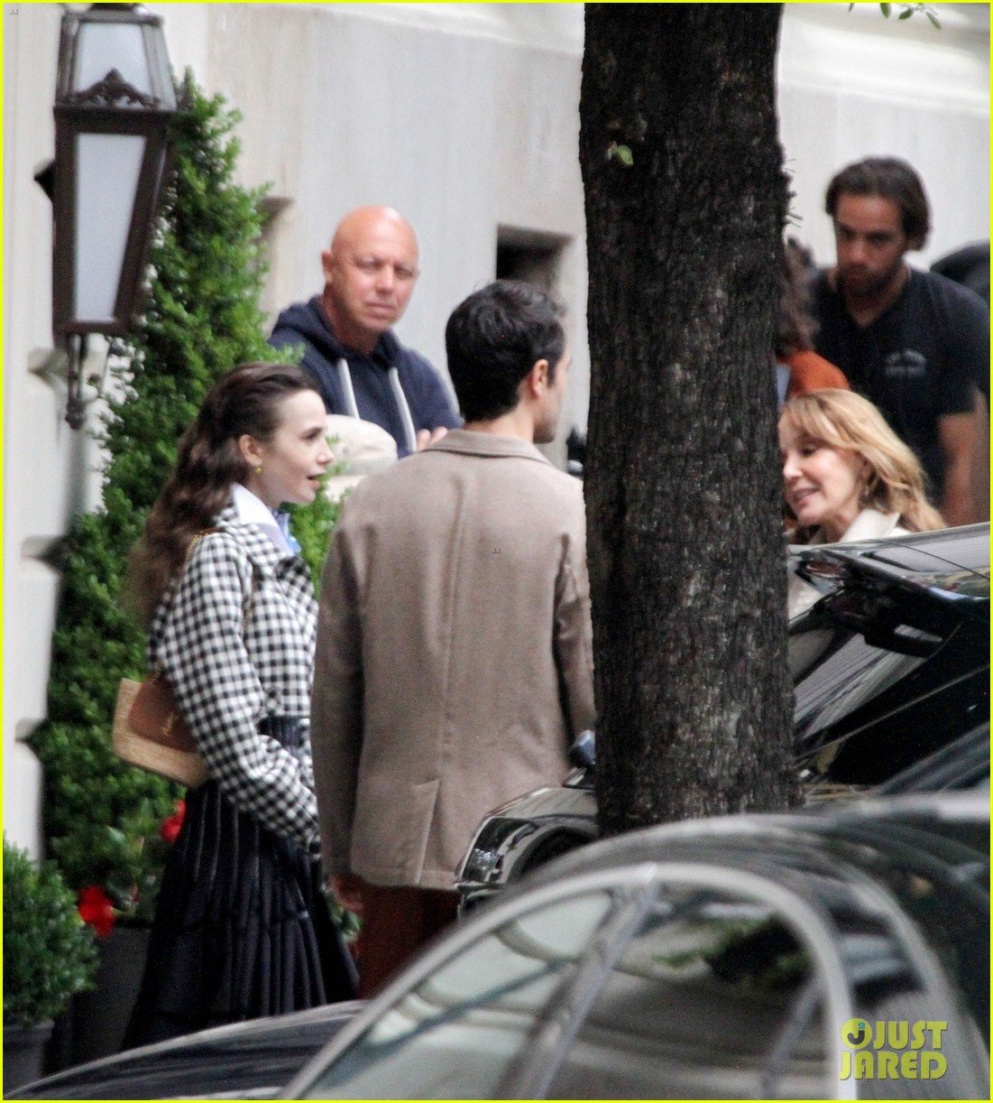 Lily Collins & Eugenio Franceschini Continue Filming Scenes for 'Emily ...