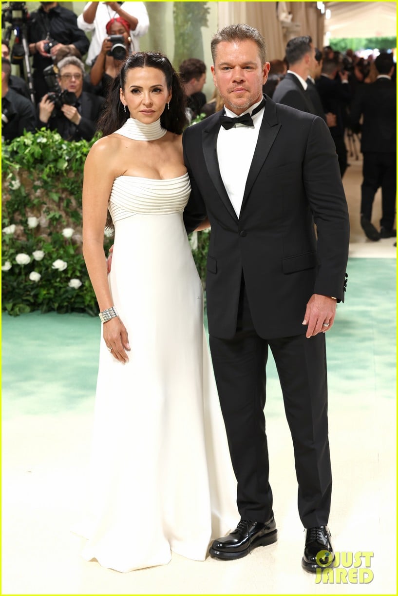 Matt Damon & Wife Luciana Attend Met Gala 2024 Together, 7 Years After ...