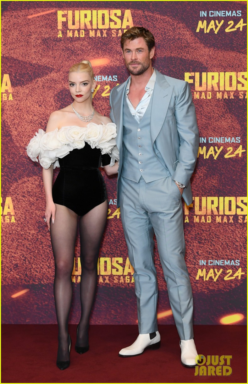 Anya Taylor Joy & Chris Hemsworth Bring 'Furiosa' to London!: Photo ...