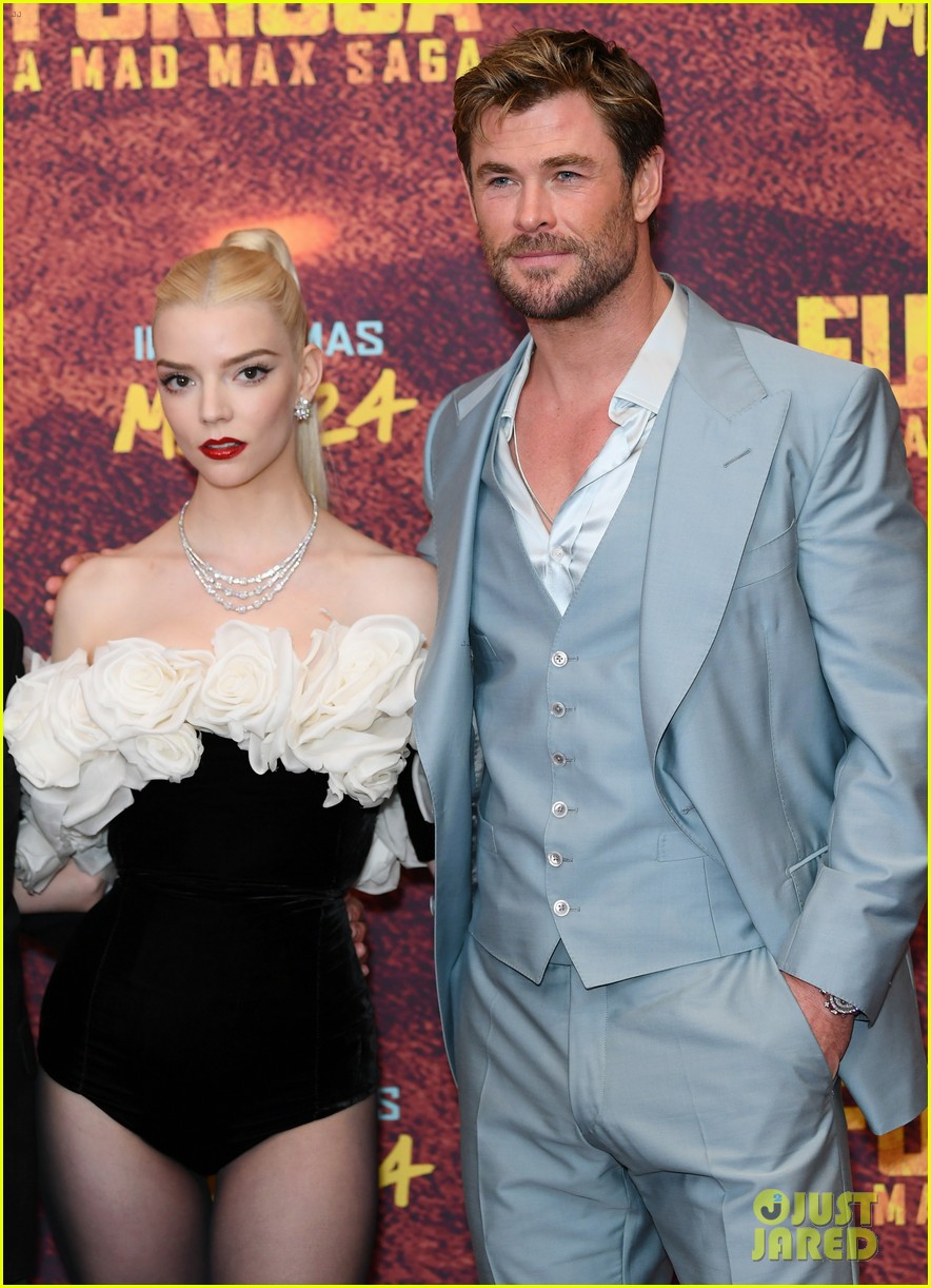 Anya Taylor Joy & Chris Hemsworth Bring 'Furiosa' to London!: Photo ...