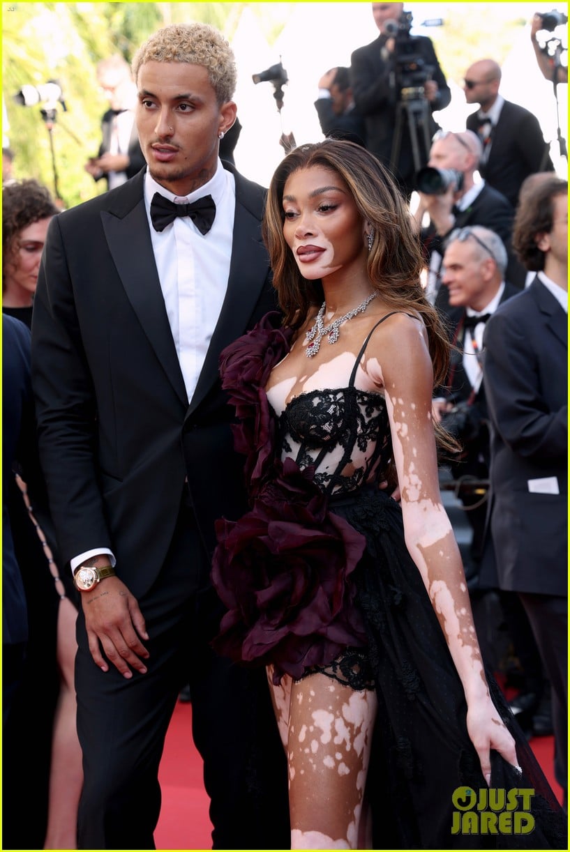 Winnie Harlow & Boyfriend Kyle Kuzma Couple Up on Cannes Red Carpet ...