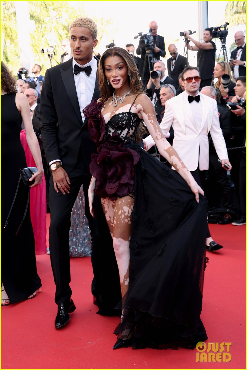 Winnie Harlow & Boyfriend Kyle Kuzma Couple Up on Cannes Red Carpet ...