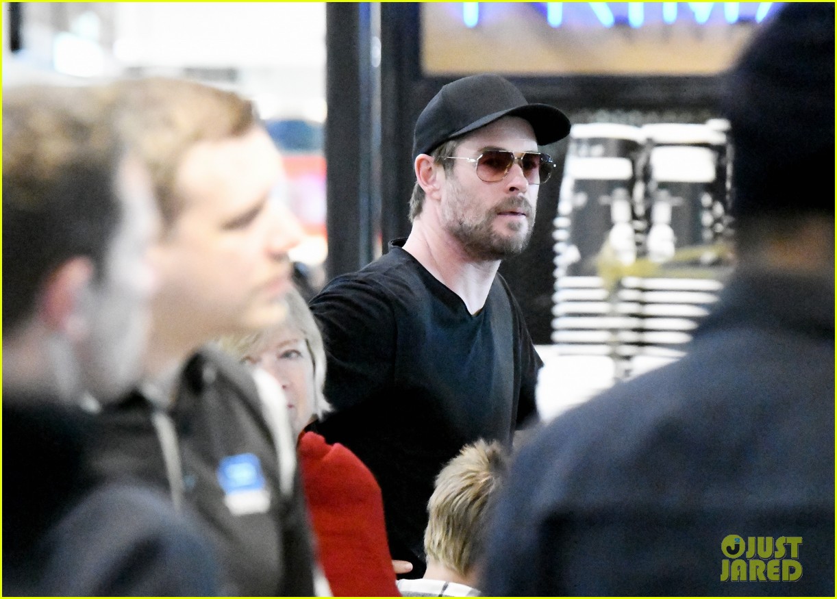 Chris Hemsworth Arrives Back in Australia After Disappointing 'Furiosa ...