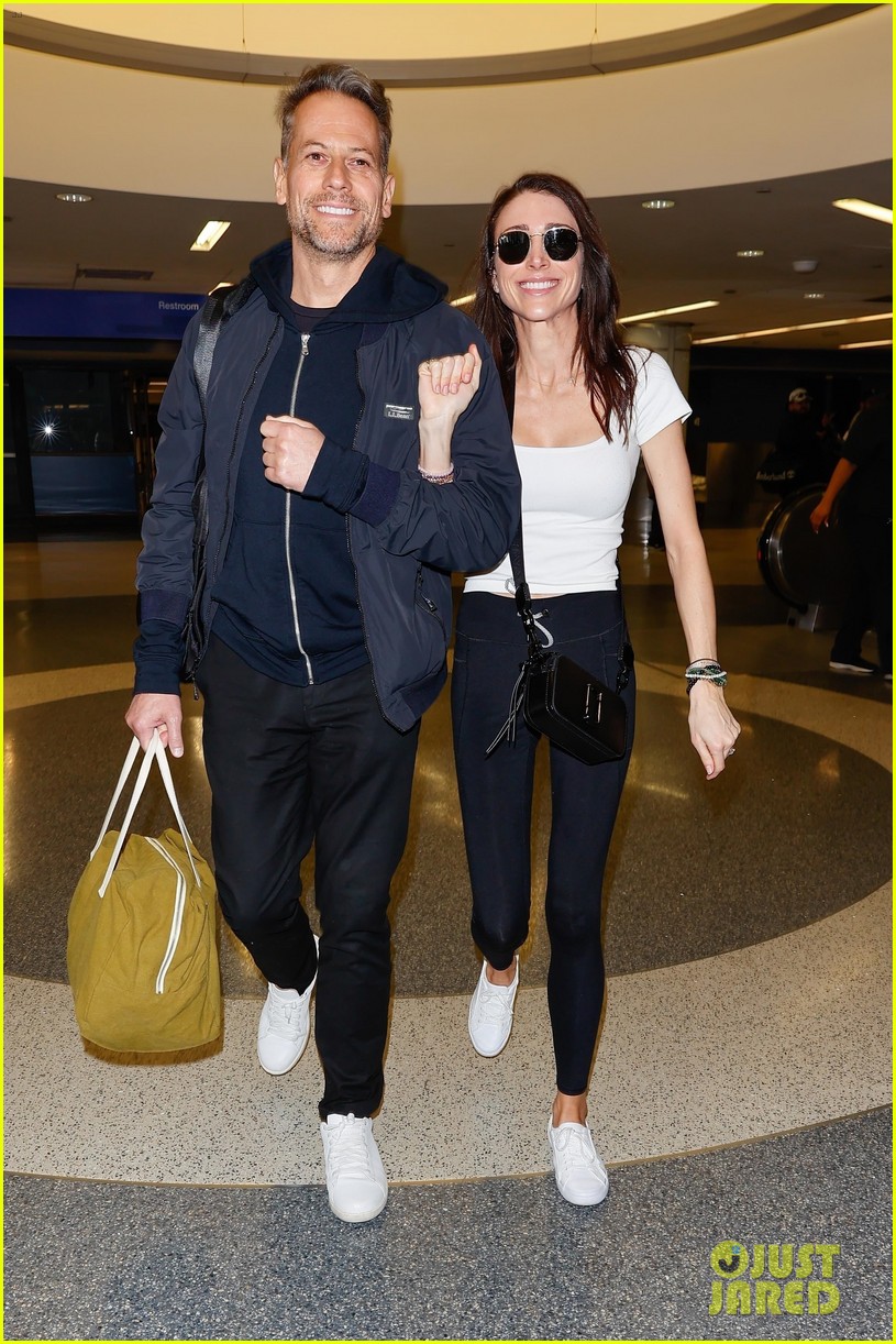 Ioan Gruffudd & Fiancée Bianca Wallace Arrive Back in L.A. After ...