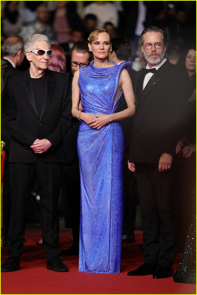 Diane Kruger Dazzles in Bejeweled Blue Gown at 'The Shrouds' Cannes Premiere: David Cronenberg's ...
