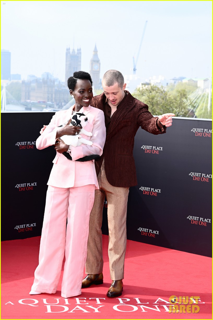 Lupita Nyong'o Brings the Cat from 'A Quiet Place: Day One' to London ...