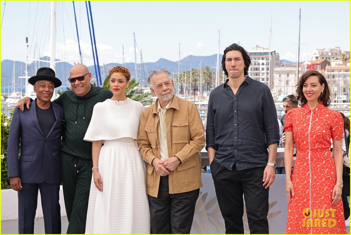 Adam Driver Joins Nathalie Emmanuel, Aubrey Plaza, & More at 'Megalopolis' Photo Call at Cannes ...