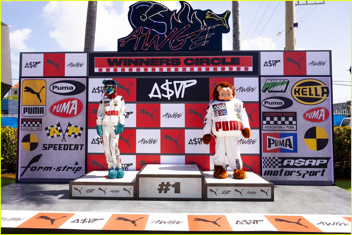 Rihanna Rocks Bubblegum Pink Hair While Supporting A$AP Rocky at Puma ...