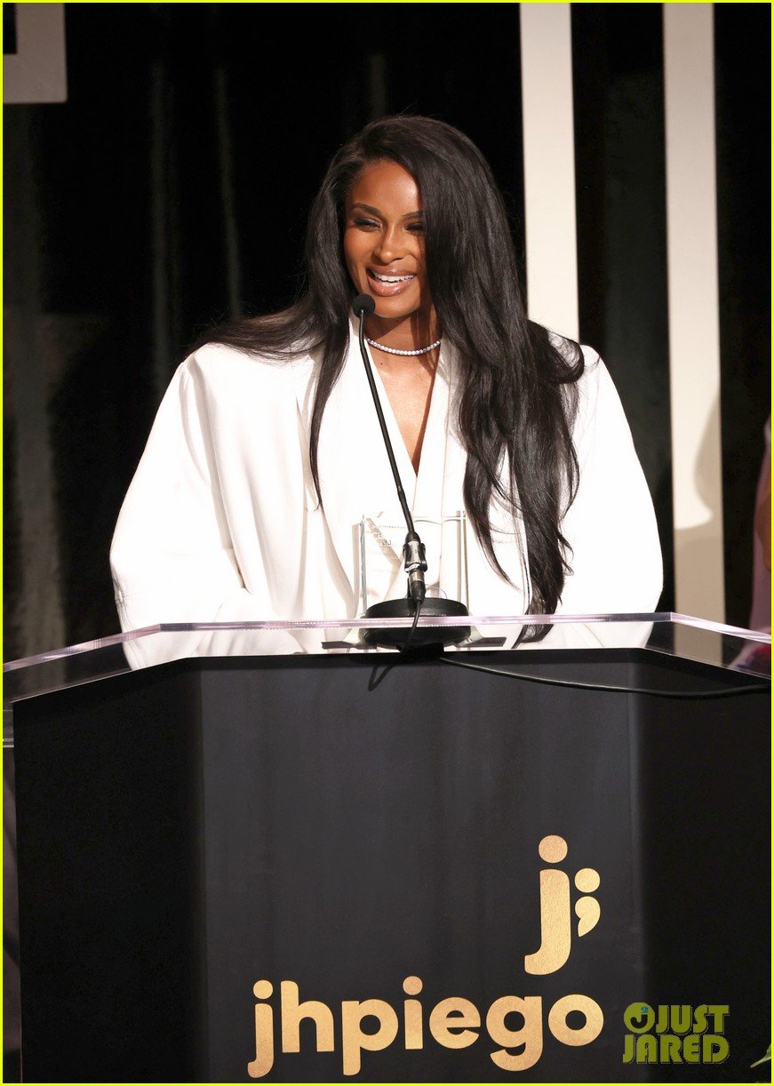 Kelly Rowland Sizzles in Black Latex Dress as She Helps Honor Ciara at Jhpiego Laughter is the ...