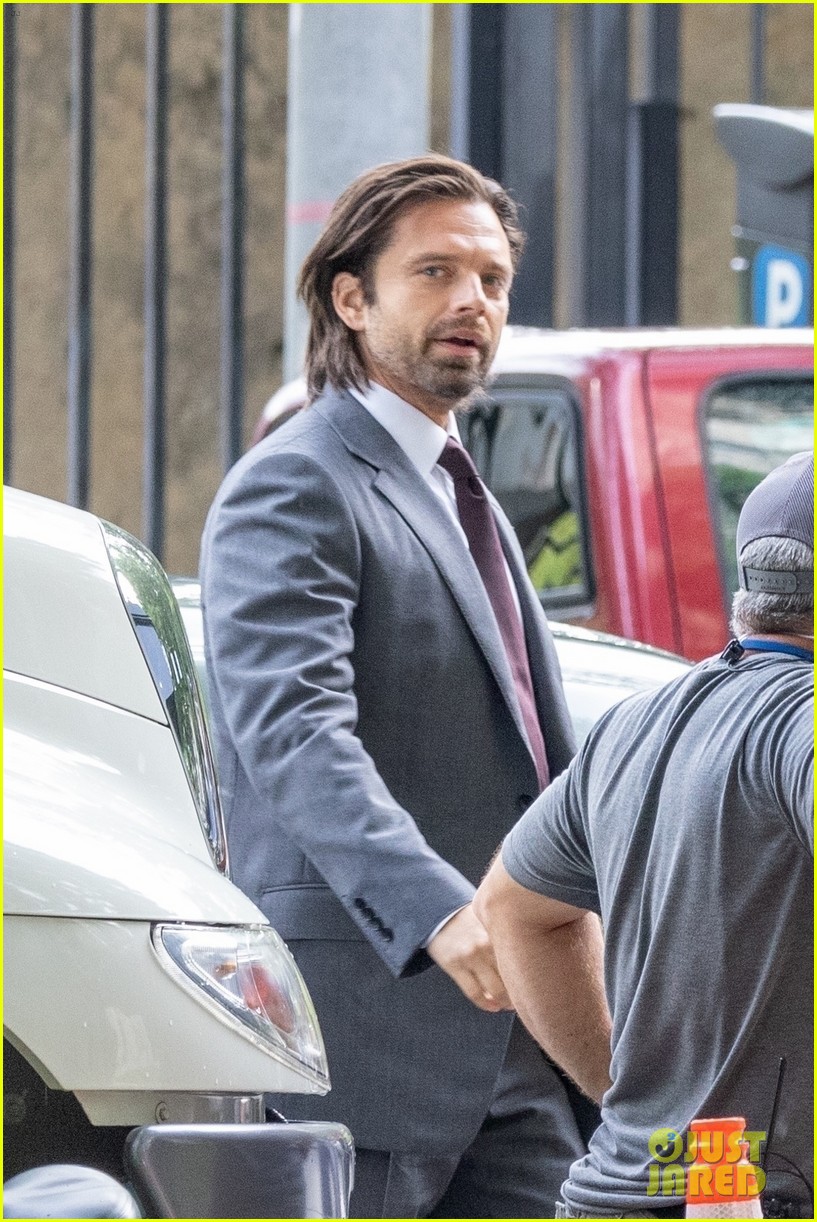 Sebastian Stan Suits Up in First 'Thunderbolts' Set Photos, Films With ...