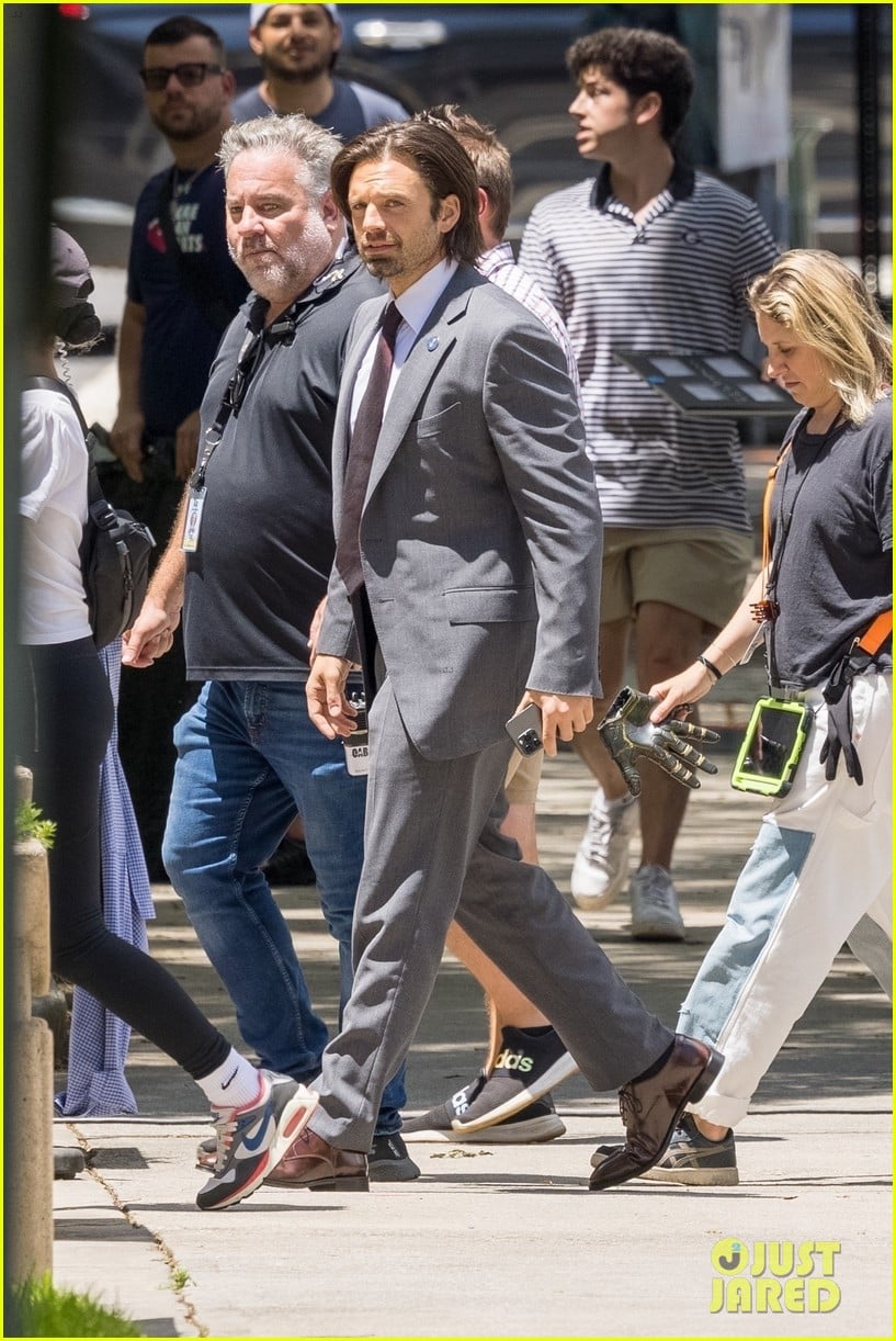 Sebastian Stan Suits Up in First 'Thunderbolts' Set Photos, Films With ...